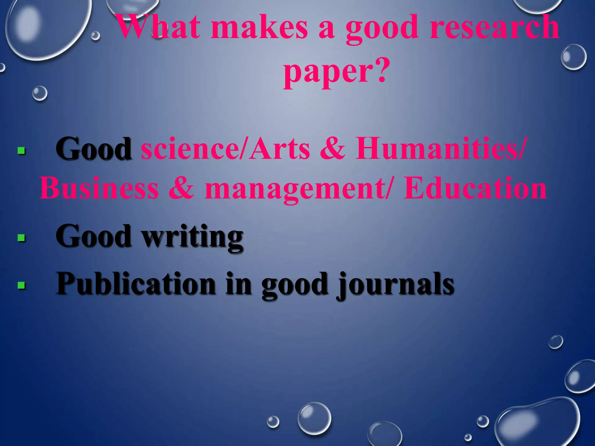 The IMRAD format | PPTX