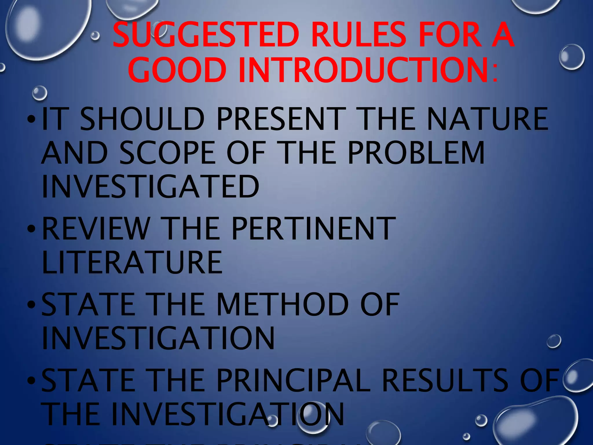 The IMRAD format | PPTX | Publishing Industry | Industries