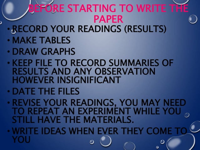 The IMRAD format | PPTX | Publishing Industry | Industries