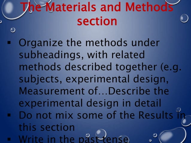 The IMRAD format | PPTX | Publishing Industry | Industries