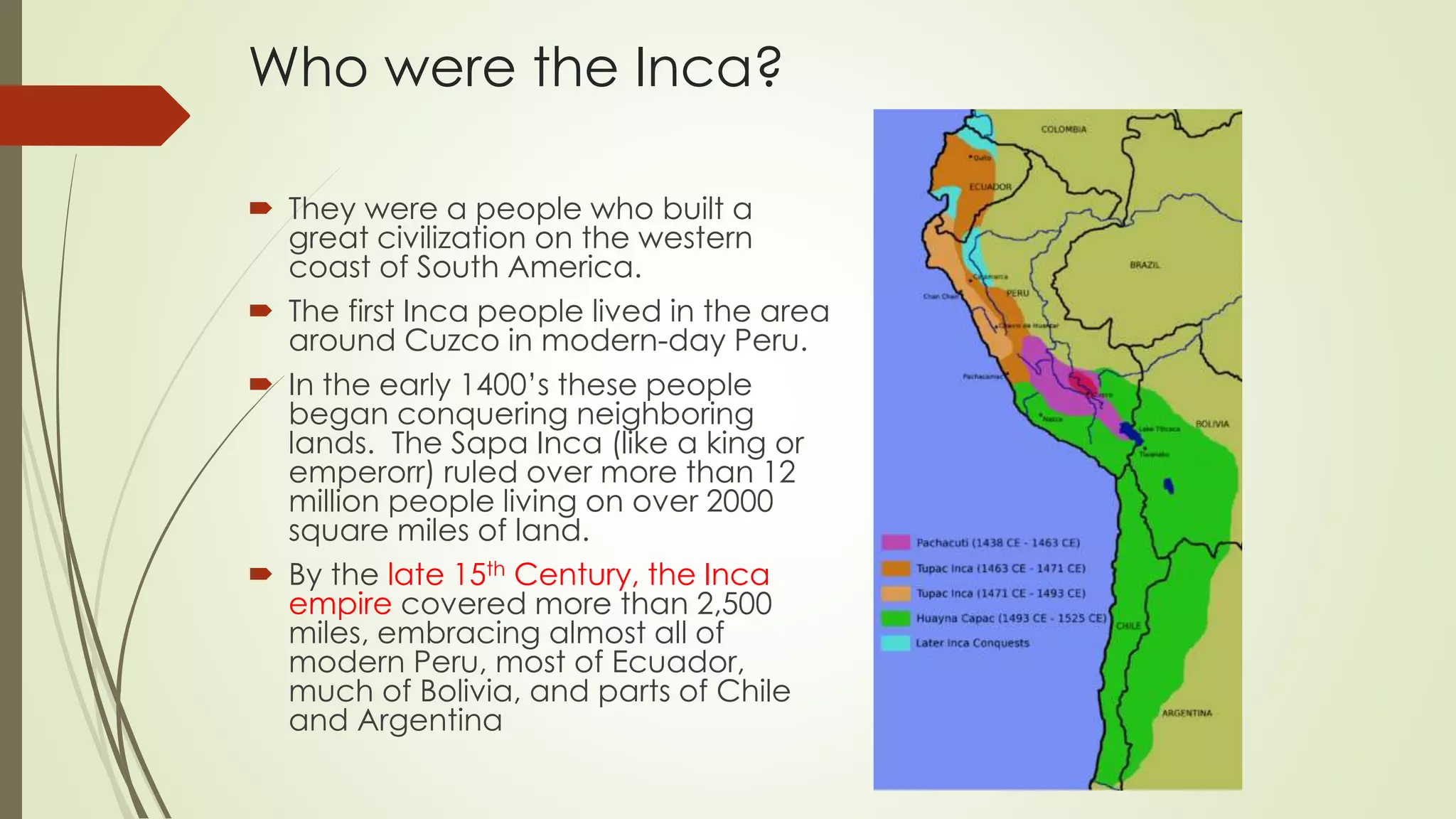 The inca | PPT