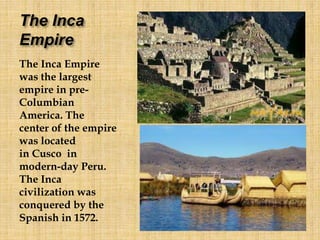 The Inca Empire | PPTX