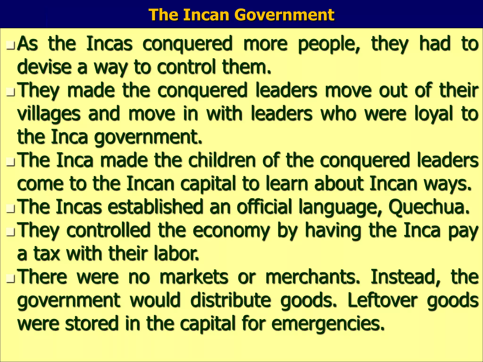 The Inca Empire | PPT