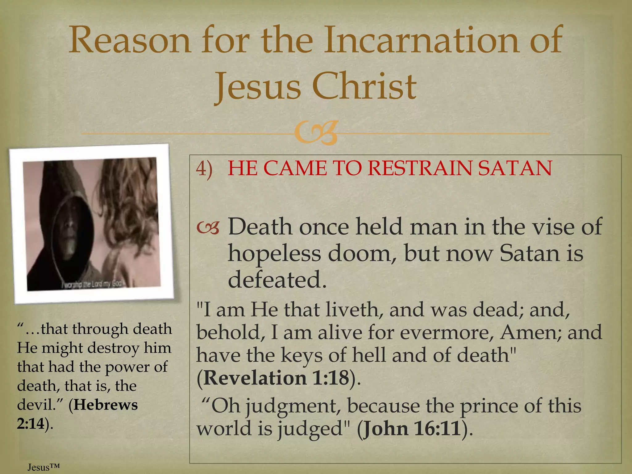 The incarnation of Jesus Christ | PPTX