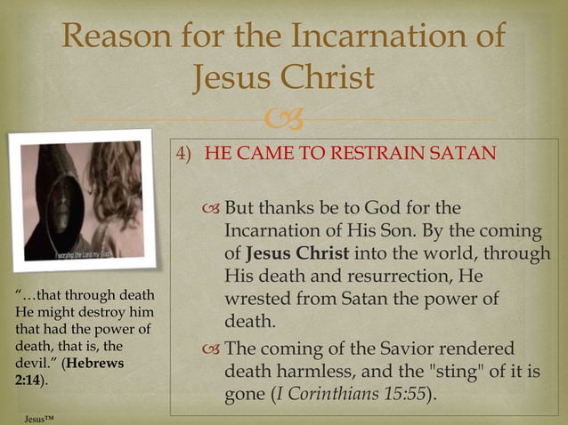 The incarnation of Jesus Christ | PPTX