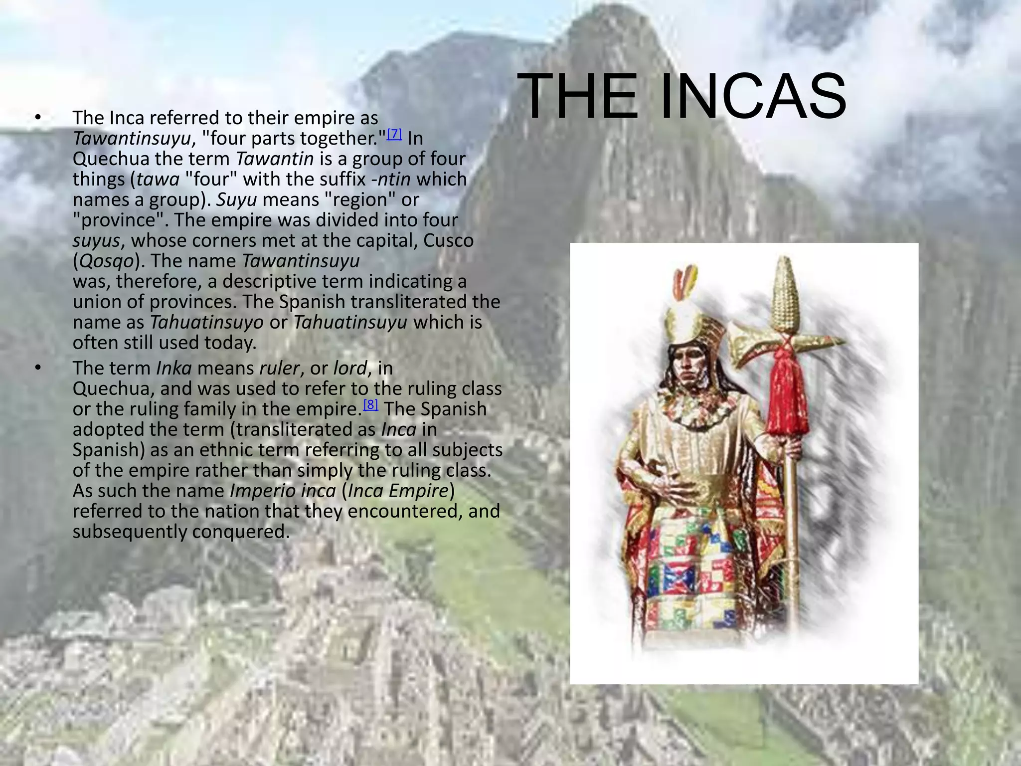 The Incas | PPTX