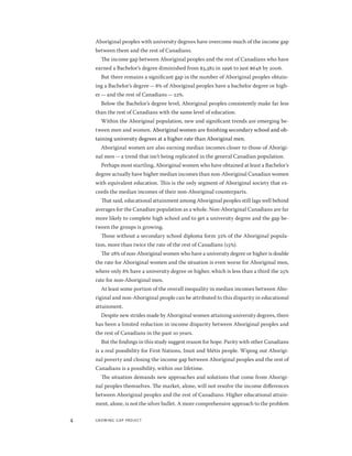 The income gap between aboriginal peoples and the rest of canada | PDF