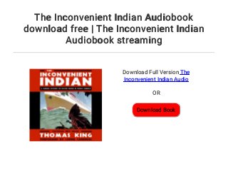 The inconvenient indian review - bdawizard