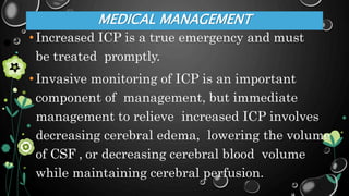 Nursing management client with Increased intracranial pressure ( ICP ...