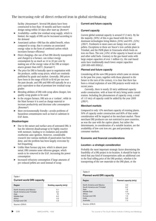 The increasing role of direct reduced iron (DRI) in global steelmaking ...