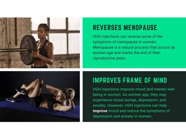 The Incredible Benefits of HGH Injections for Women | PPT
