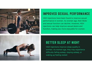 The Incredible Benefits of HGH Injections for Women | PPT