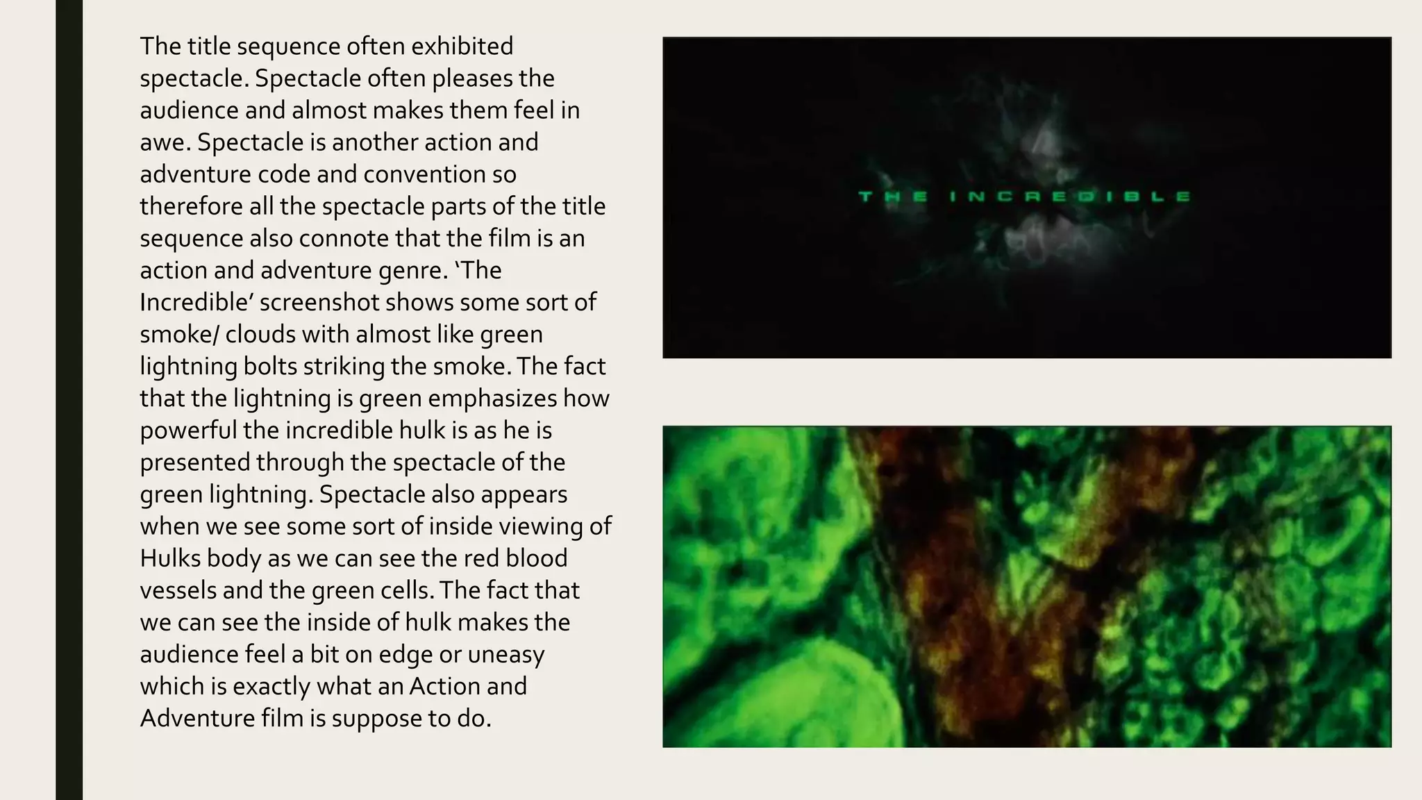 The incredible hulk Analysis | PPTX