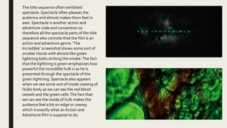 The incredible hulk Analysis | PPT