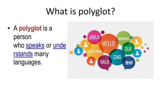 The Incredible People "Polyglot" | PPT