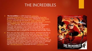 THE INCREDIBLES CAKE | PPTX