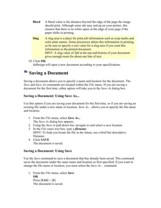 The InDesign Tutorials | PDF