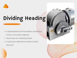 The Indexing or Dividing Head on milling machine | PDF
