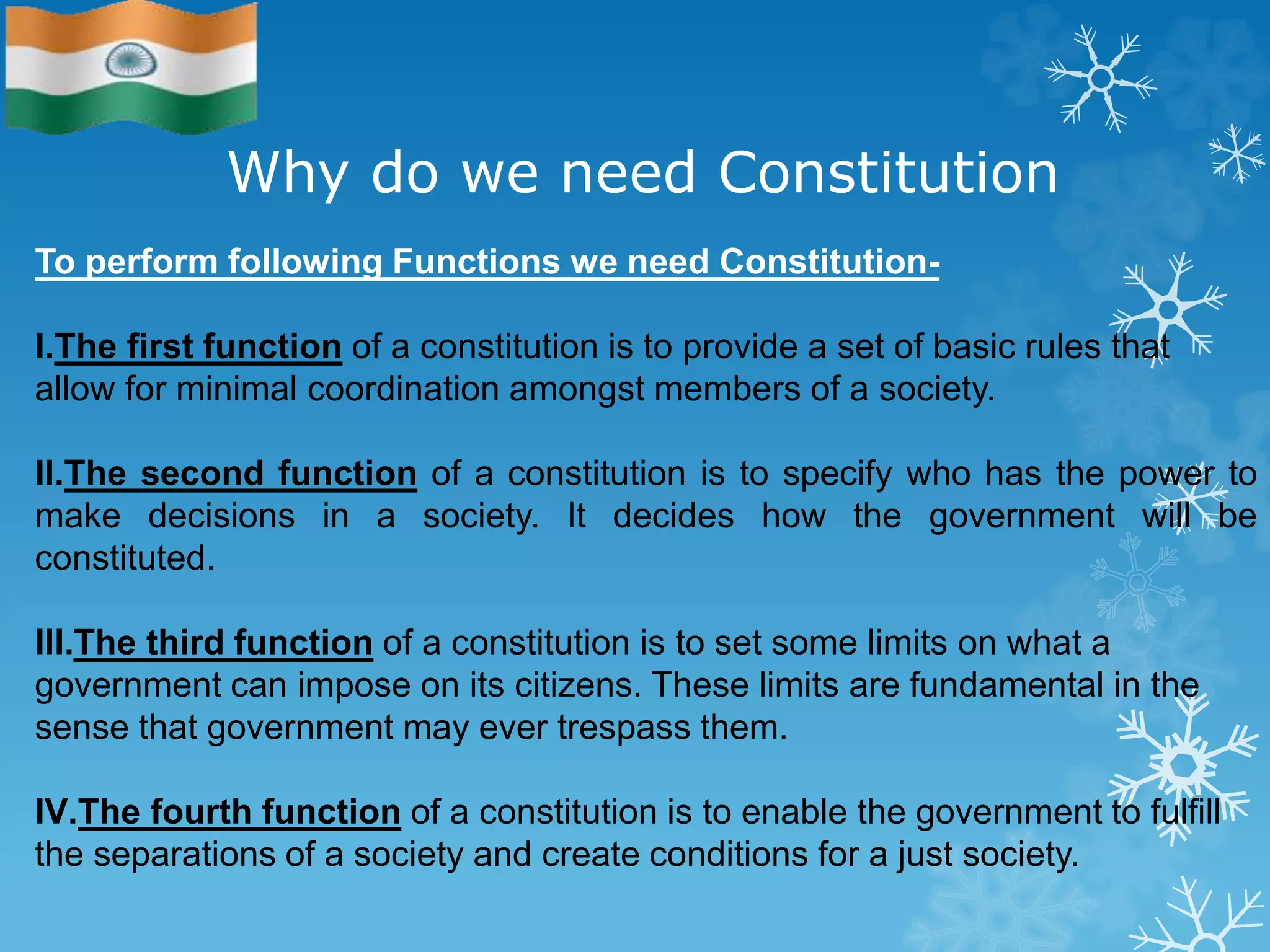 The Krishna's PPT on Indian Constitution | PPTX