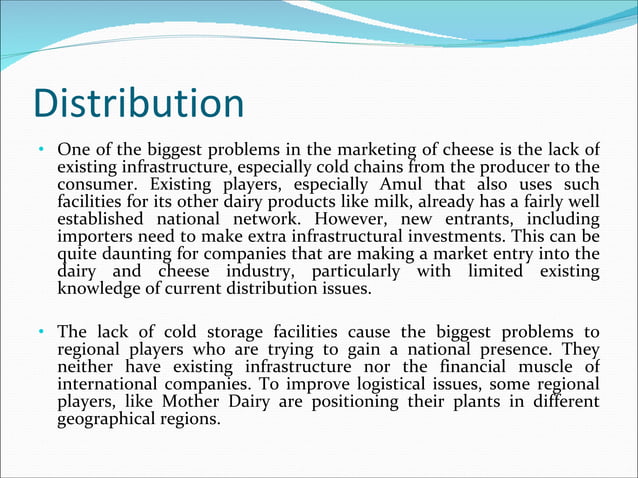 The indian dairy industry series 3 -cheese | PPT | Commodities | Economy