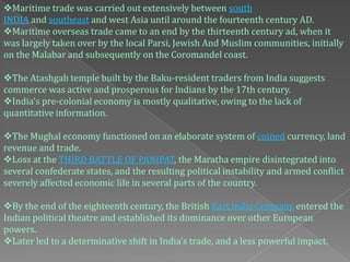 The indian economy | PPTX | Geography | Science