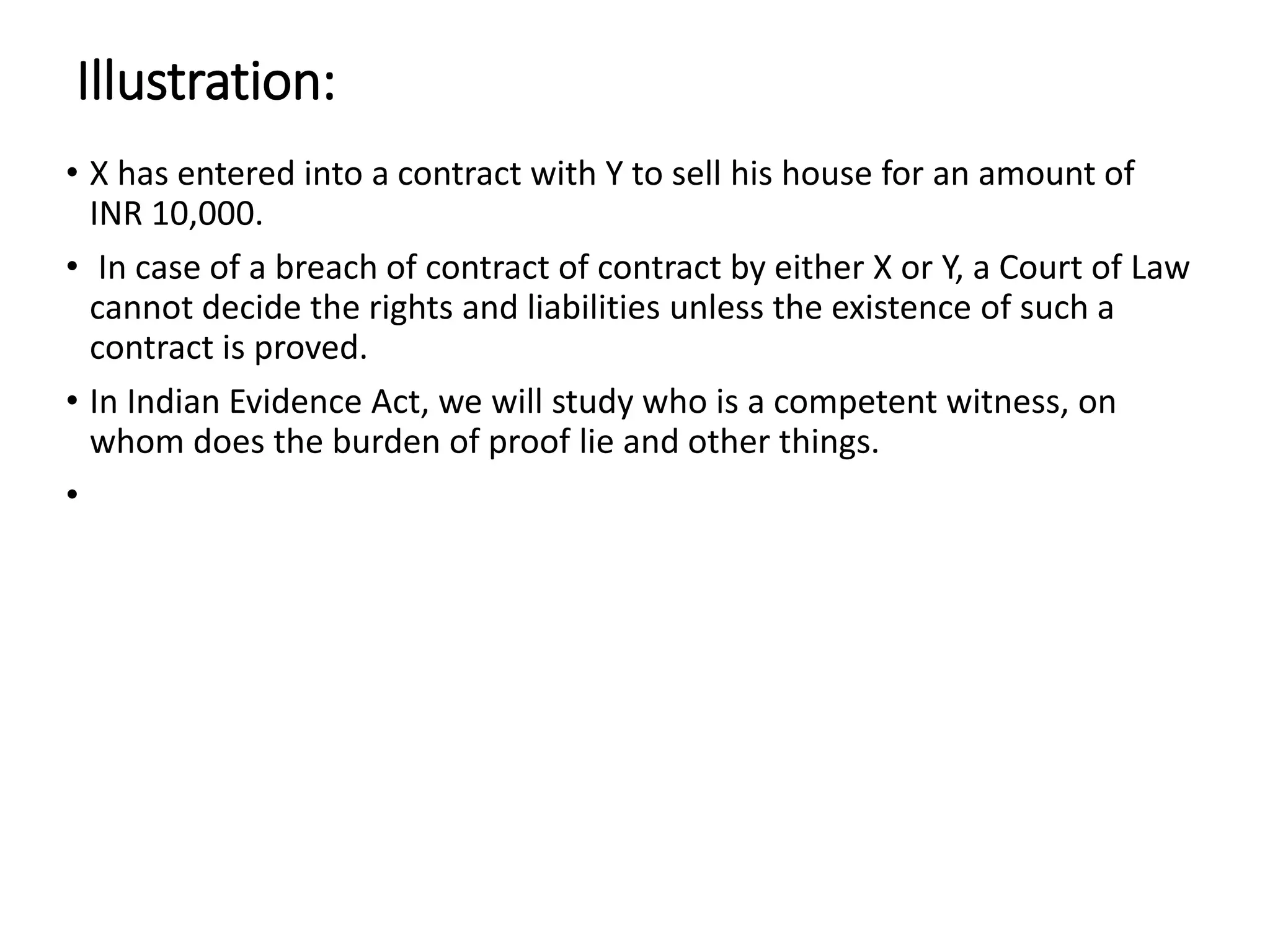 The Indian Evidence Act 1872 Pptx