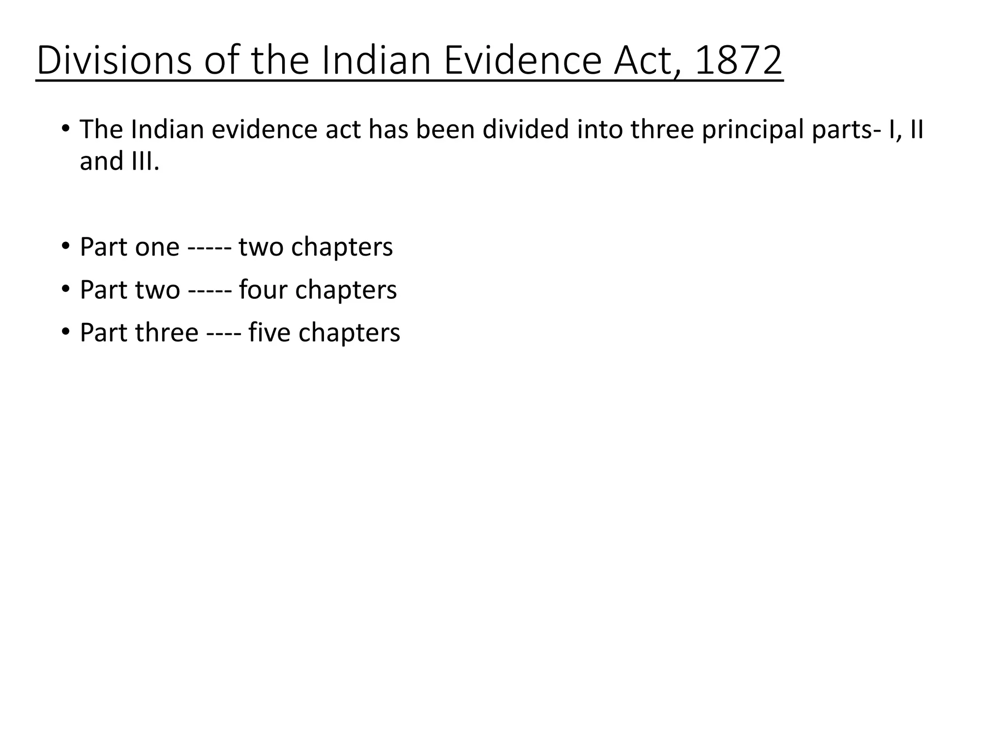 The Indian Evidence Act , 1872.pptx