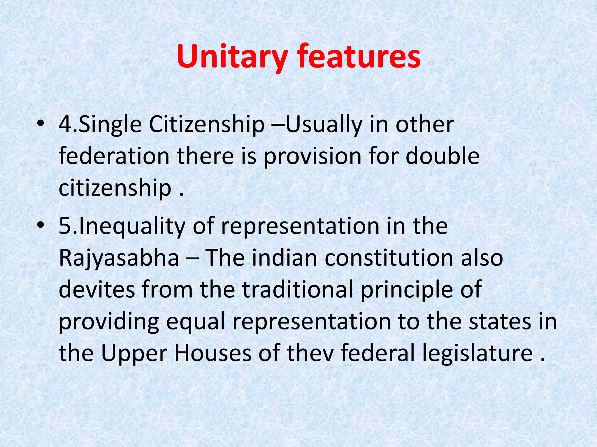 The indian federal system | PPSX