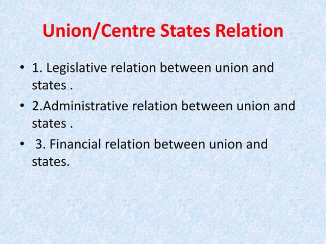 The indian federal system | PPSX