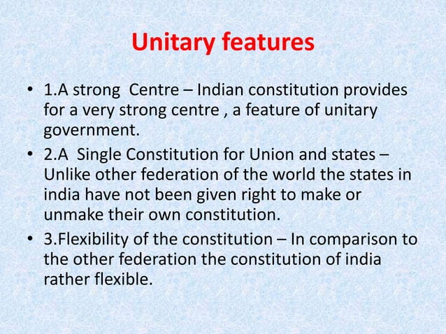 The indian federal system | PPSX