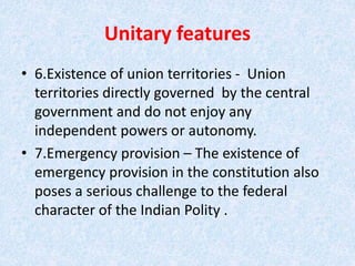 The indian federal system | PPSX