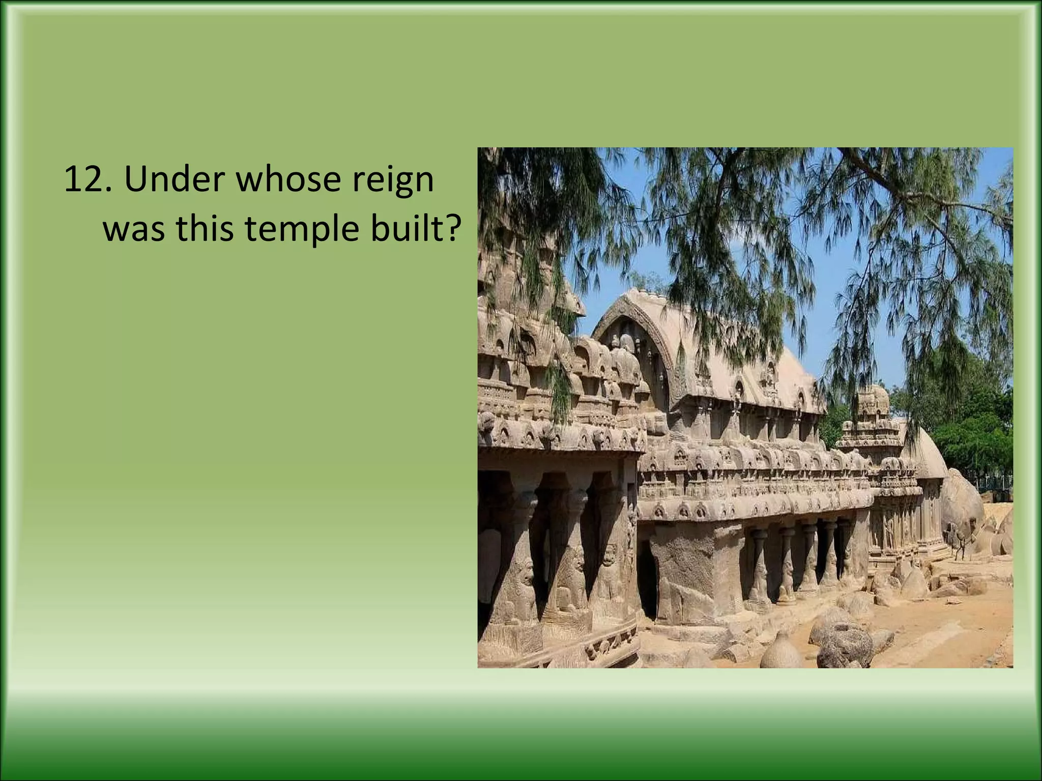 The Indian History Quiz | PPT
