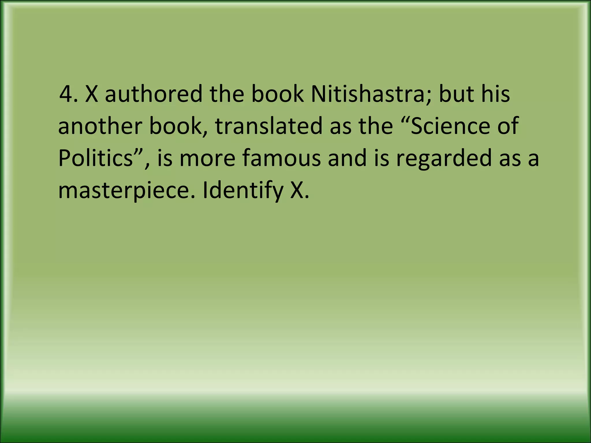 The Indian History Quiz | PPT