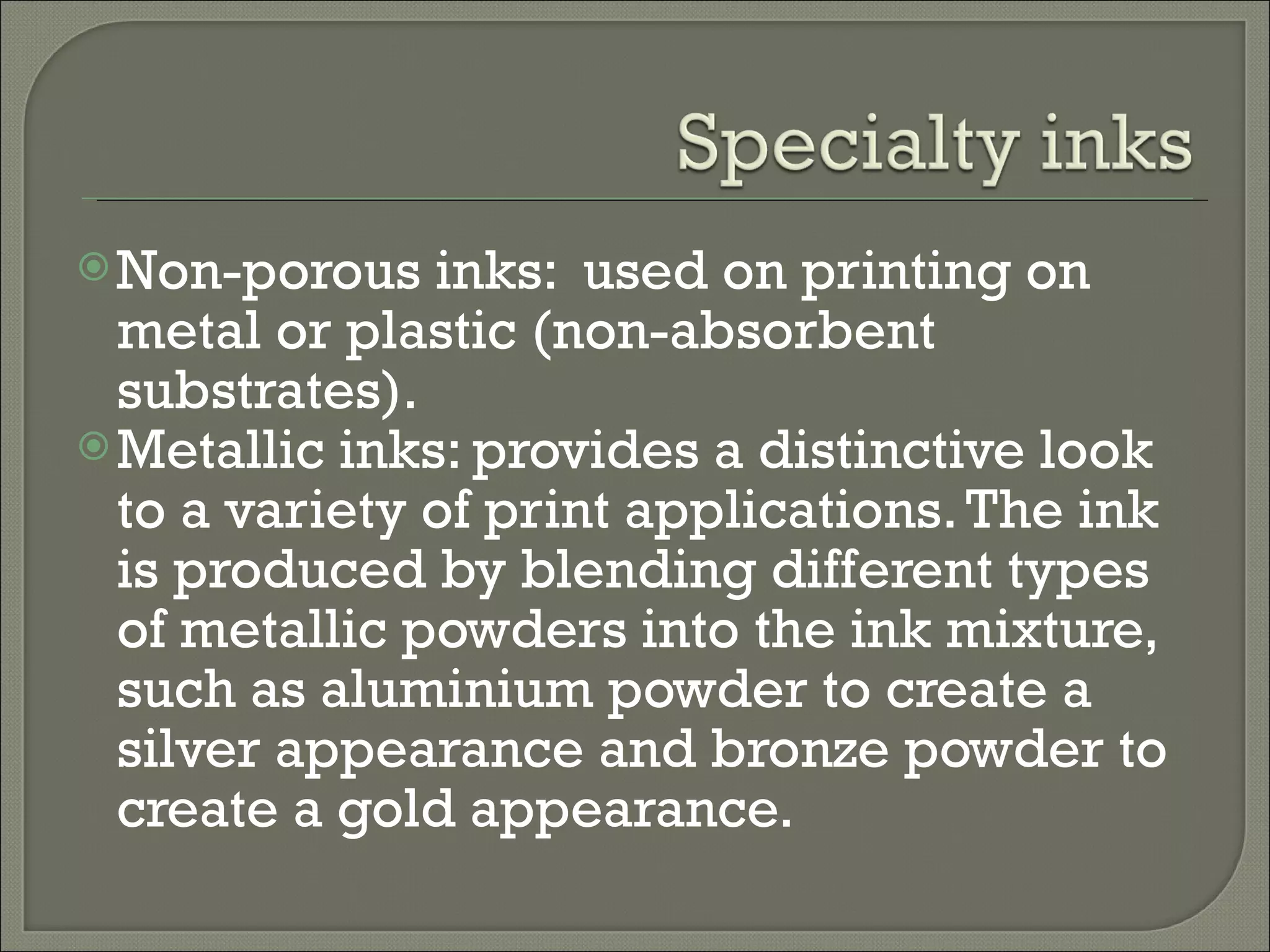 The Indian Inks Industry | PPT