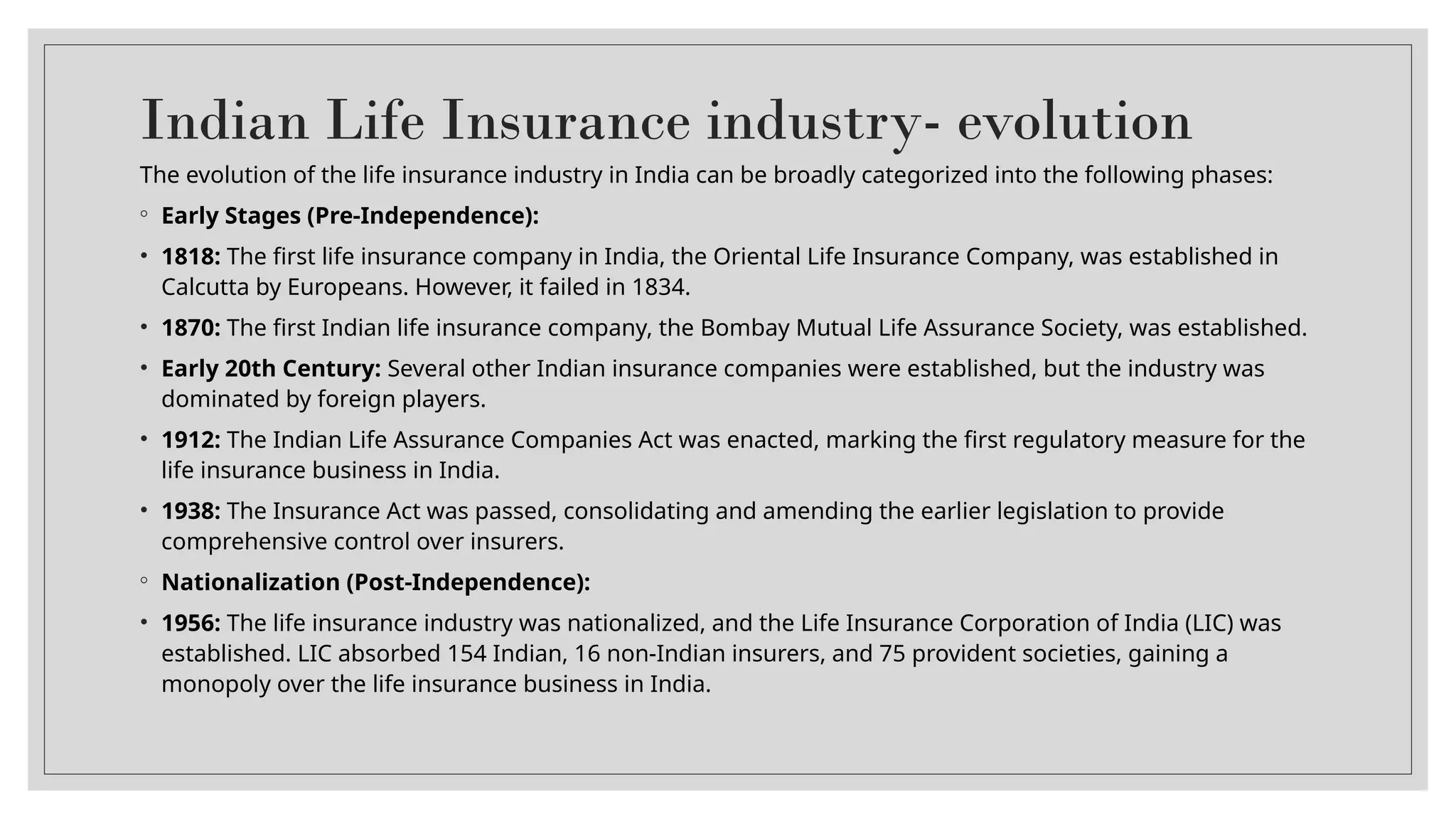 The Indian Life Insurance Industry.pptxu | PPTX