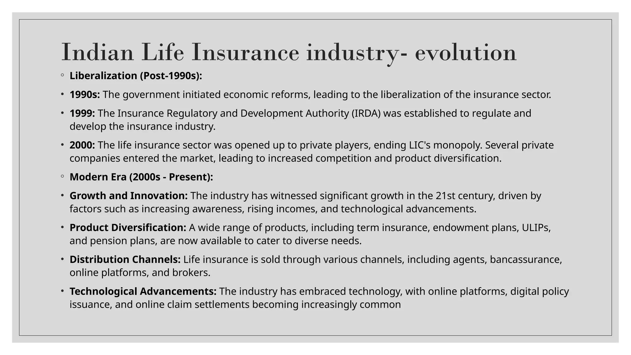The Indian Life Insurance Industry.pptxu | PPTX