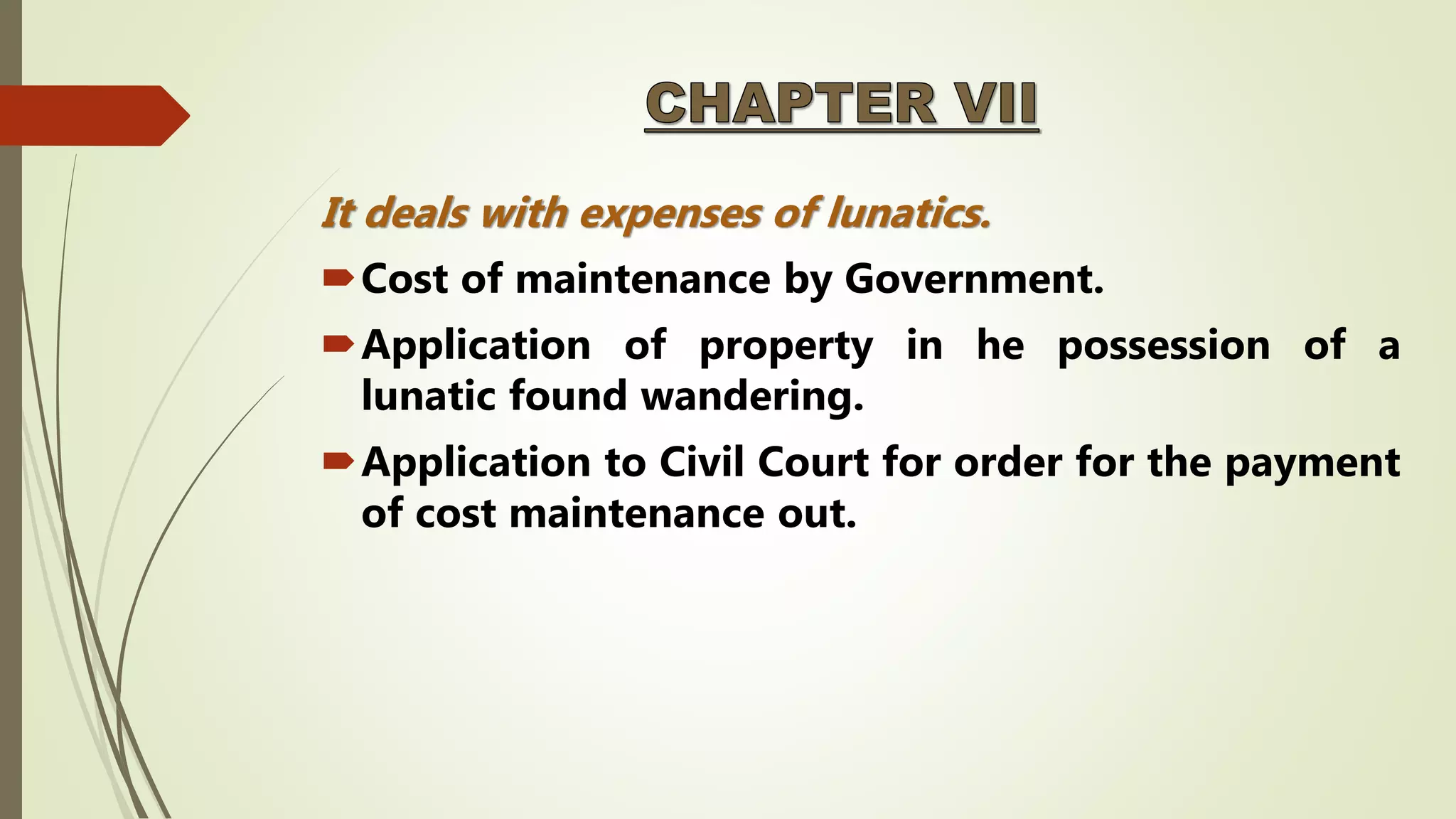 The indian lunacy act(1912) | PPTX