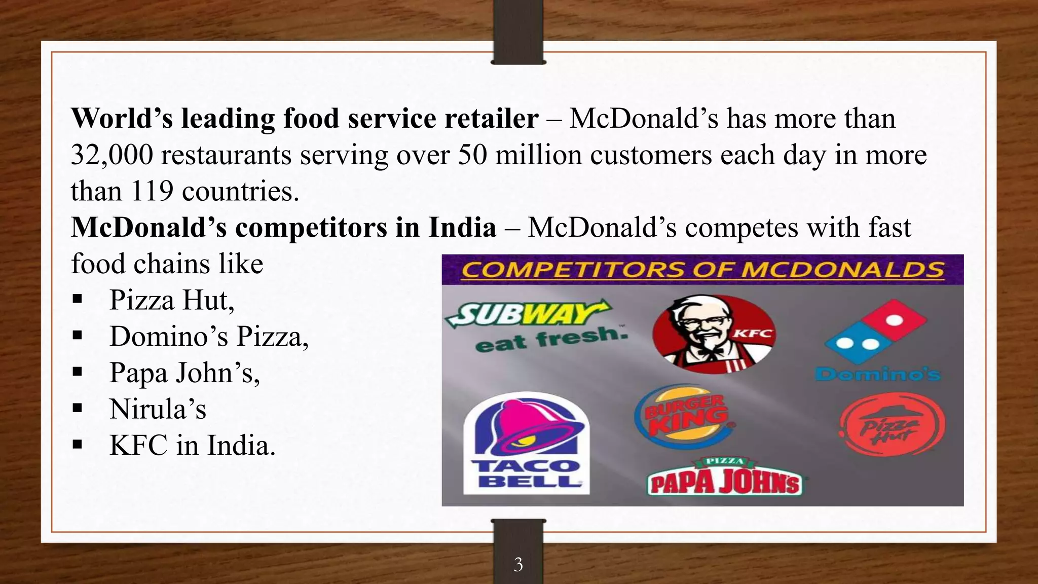 Supply chain of Mc donald’s | PPTX