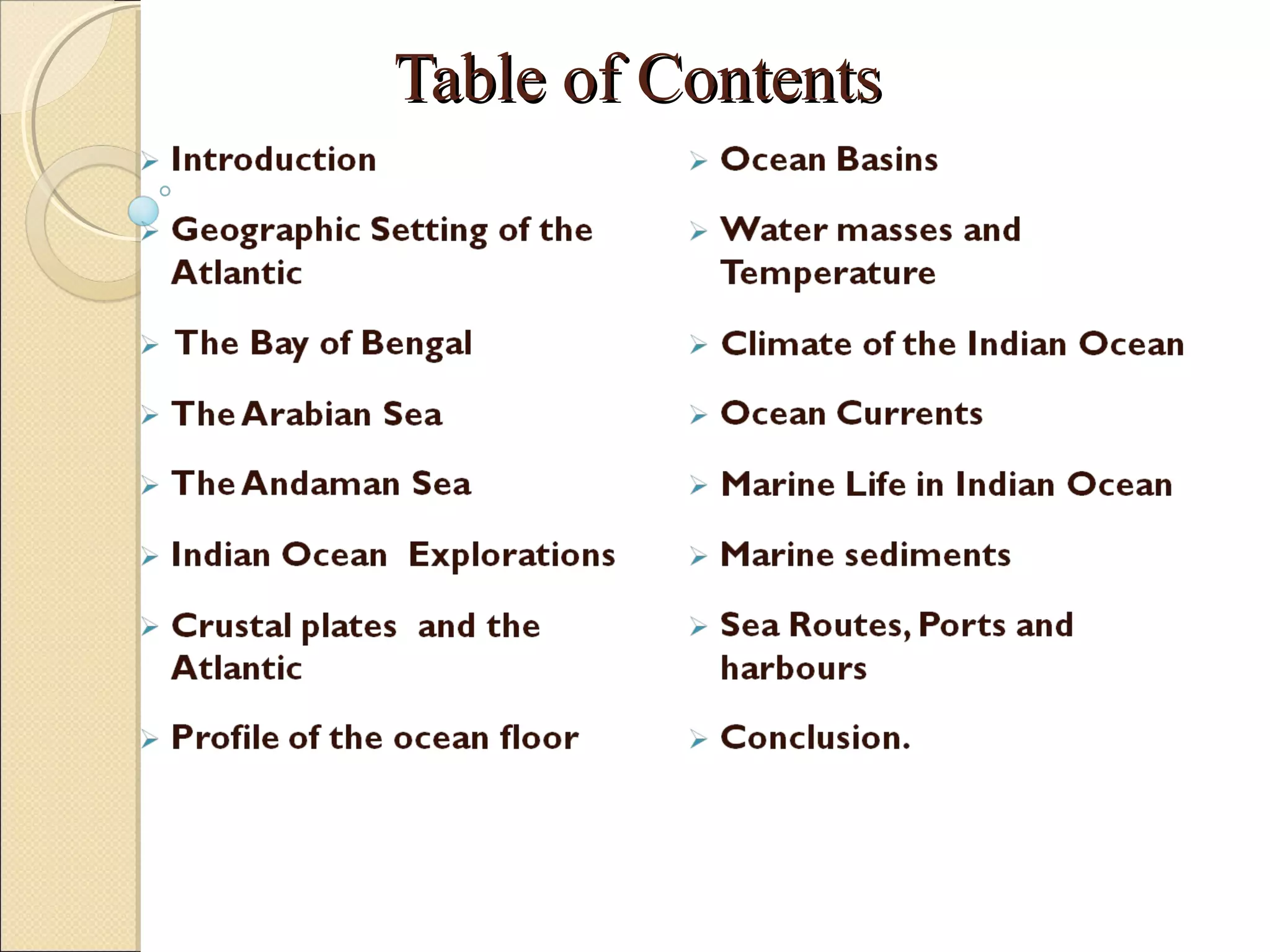 The Indian Ocean | PPT