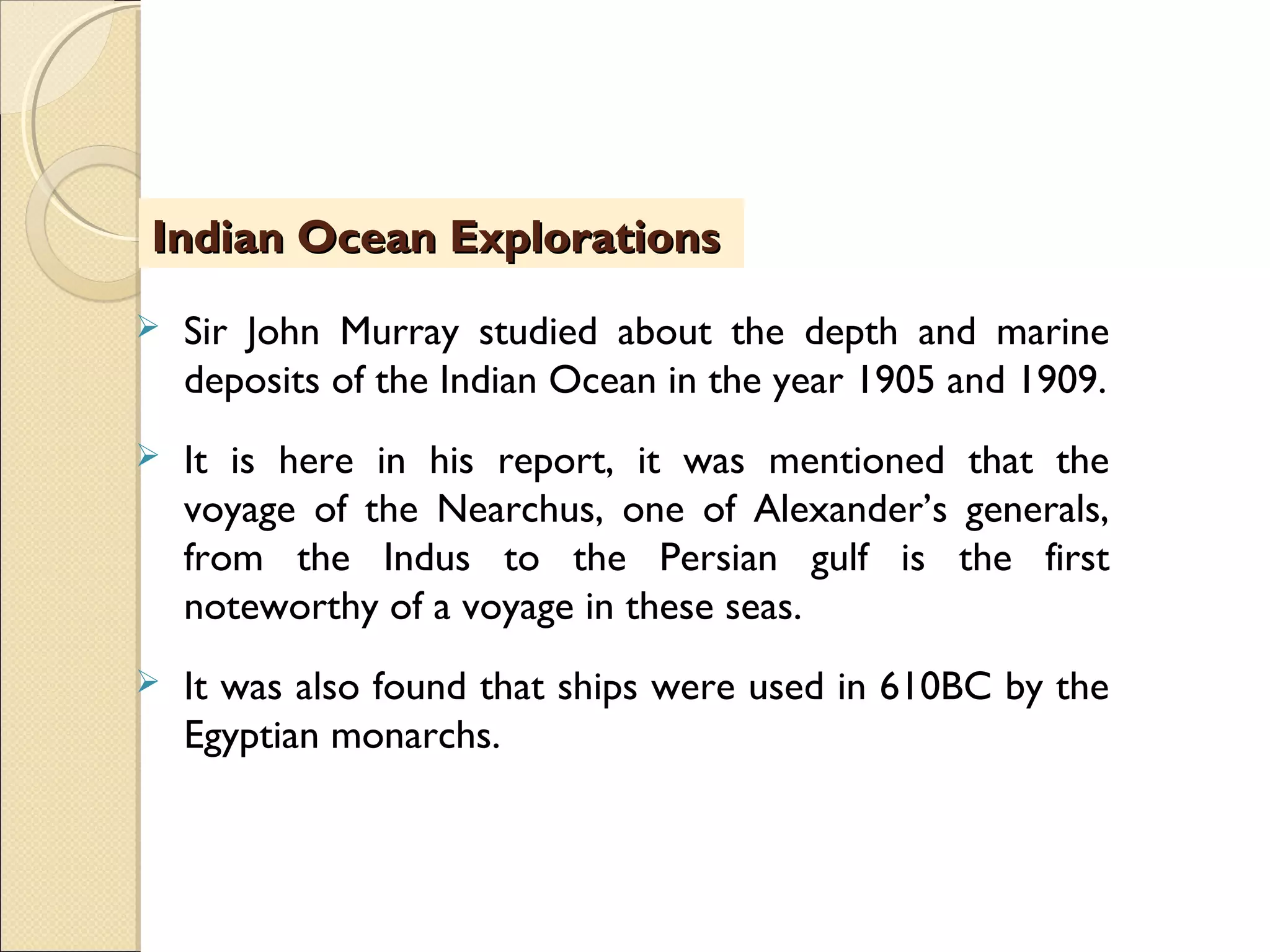 The Indian Ocean | PPT