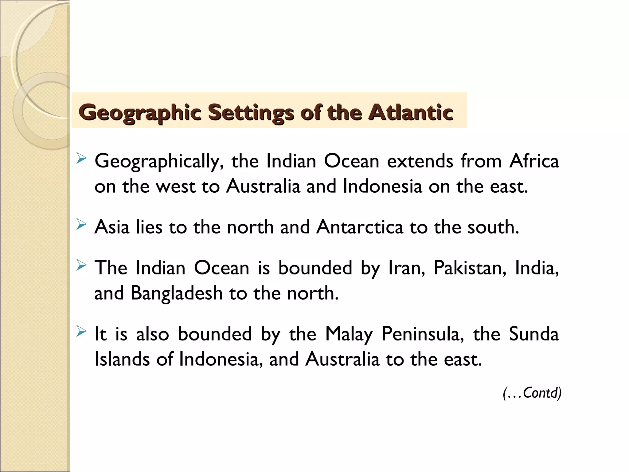 The Indian Ocean | PPT