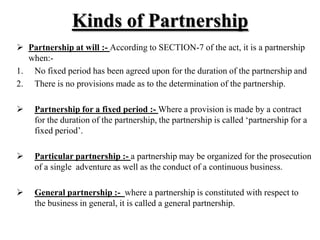 The indian partnership act, 1932===by sumit mukherjee | PPTX