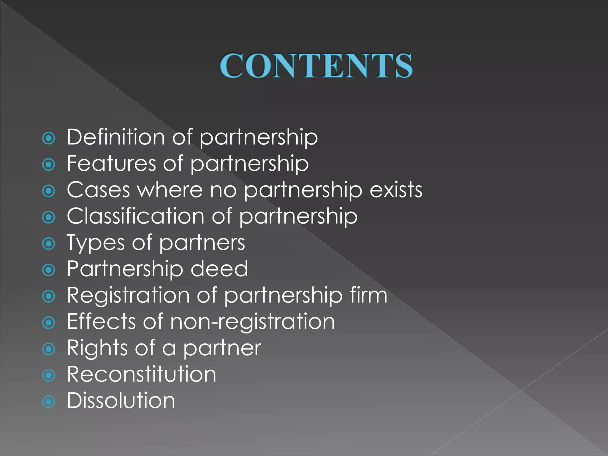 The Indian Partnership Act, 1932 | PPTX