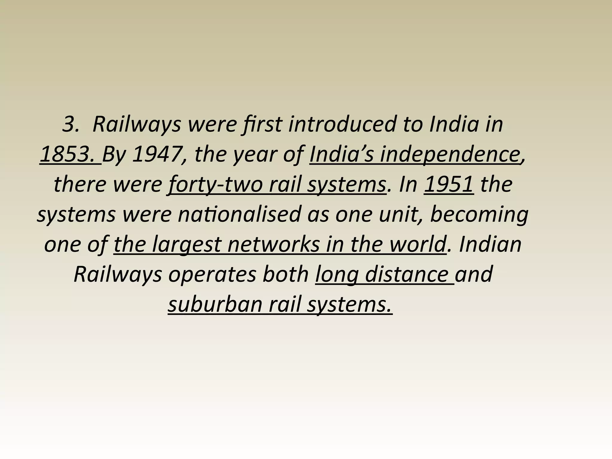 THE INDIAN RAILWAYS | PDF