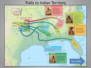Indian Removal Act Of 1830 Map