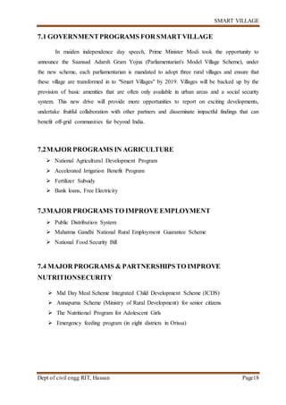 smart village report | DOCX