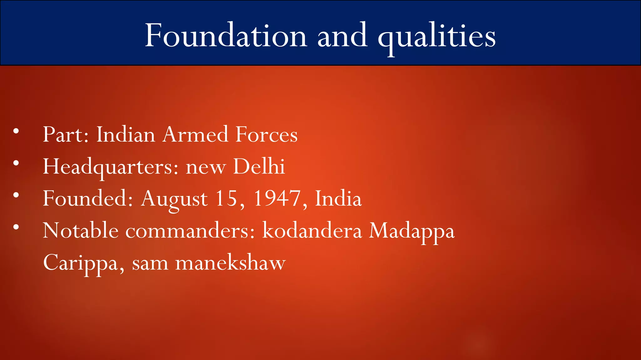 The indian solider | PPT