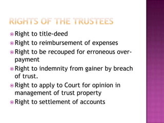 The indian trusts act, 1882 | PPTX