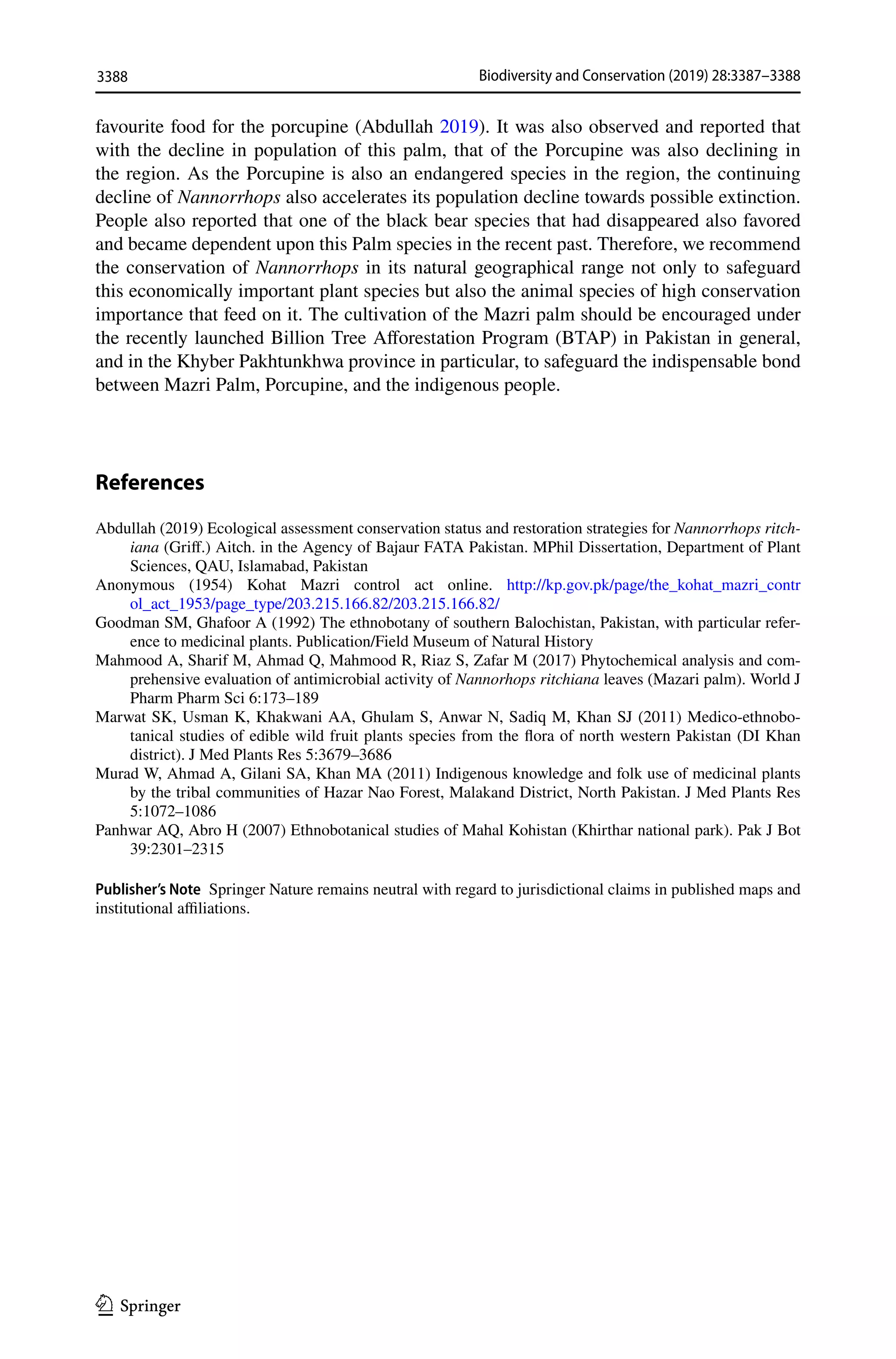 The indispensable bond between mazri palm (nannorrhops ritchiana) and ...