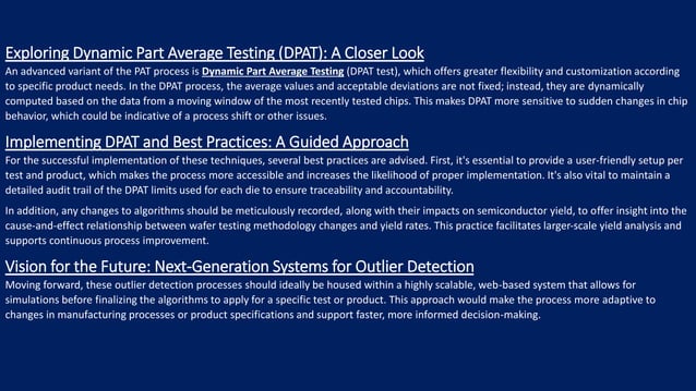The Indispensable Role Of Outlier Detection For Ensuring Semiconductor